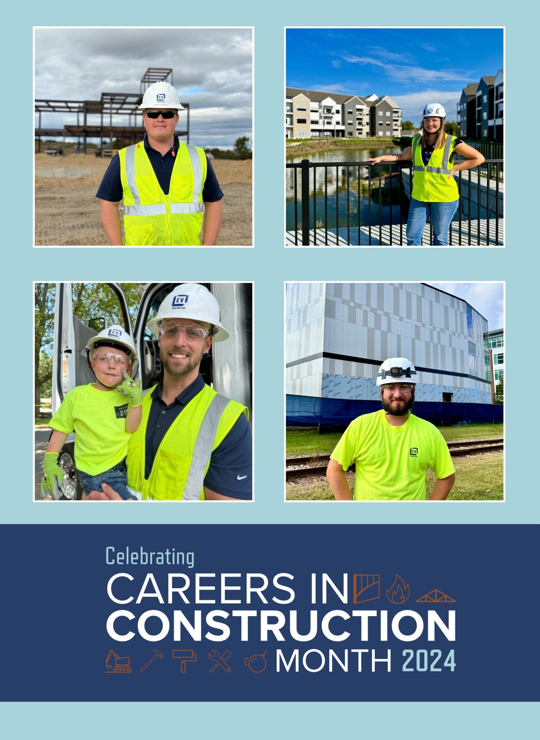Celebrating Careers in Construction Month 2024 - EV Construction