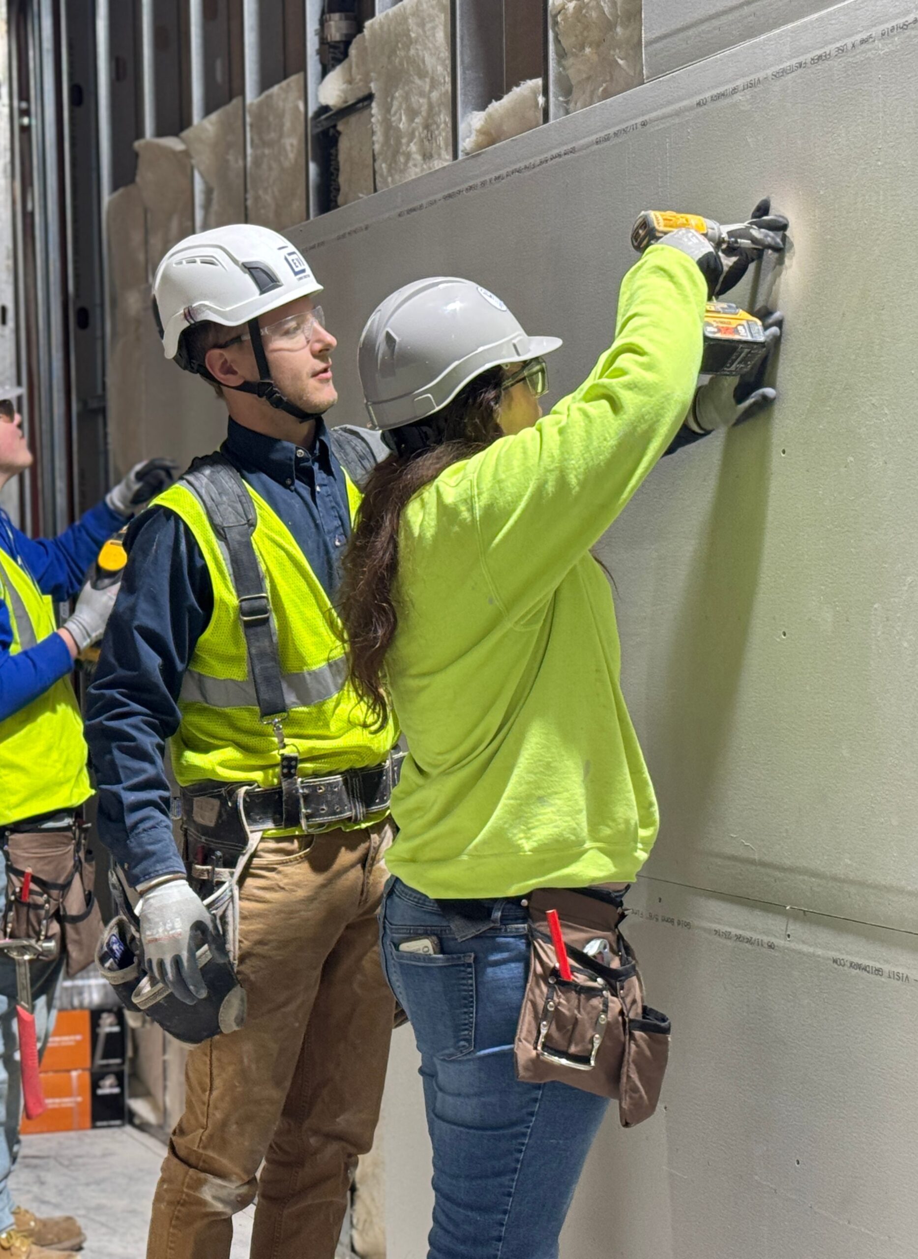 WMCI Students Get Hands-On Experience At Pine Rest - EV Construction